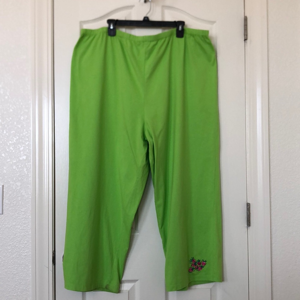 Diane’s Essentials Woman’s 3x Green Pants - Gem